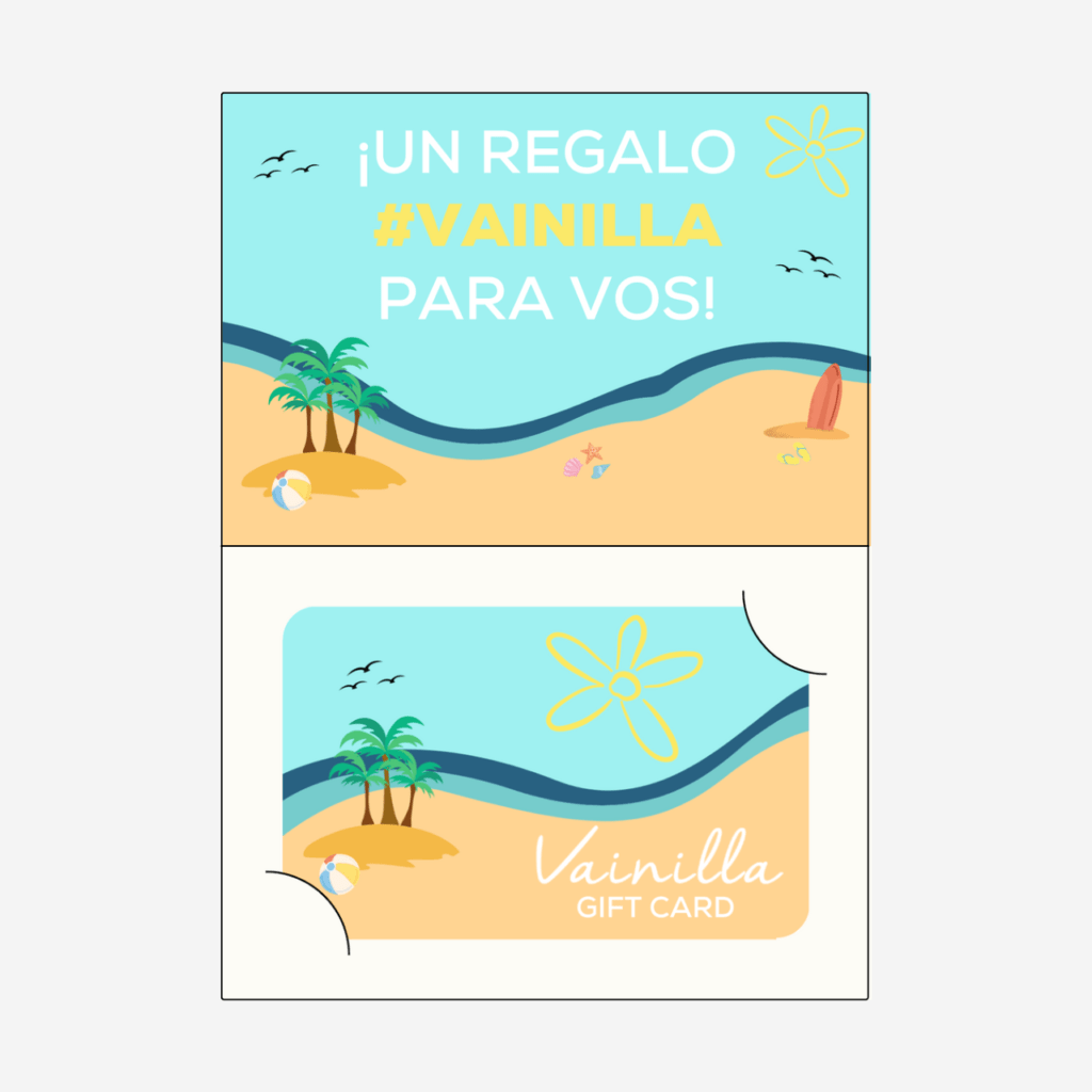 Tarjeta de Regalo - Giftcards - Vainilla Beauty Costa Rica